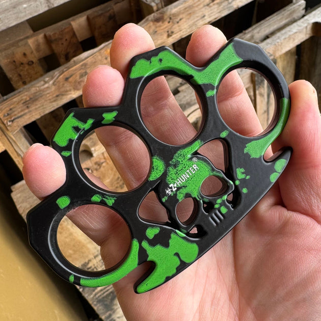 Green Zombie Knuckles [Paper Weight] | BLADE ADDICT