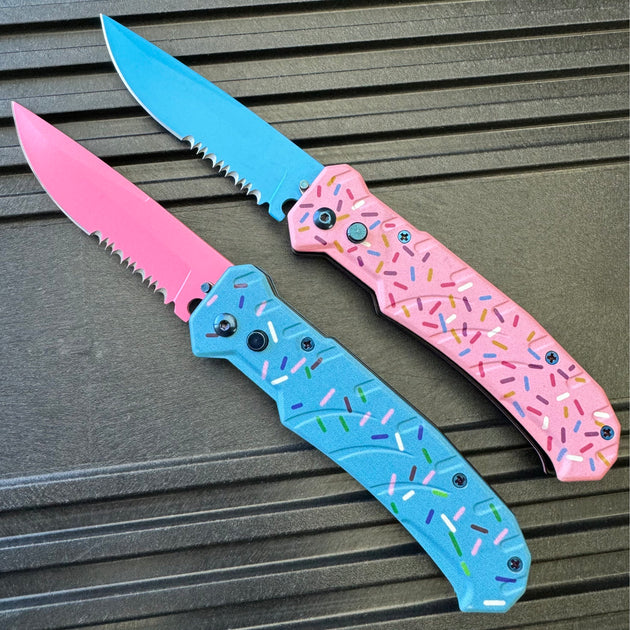 SweetSlice Sprinkle Specter Automatic Knife | BLADE ADDICT