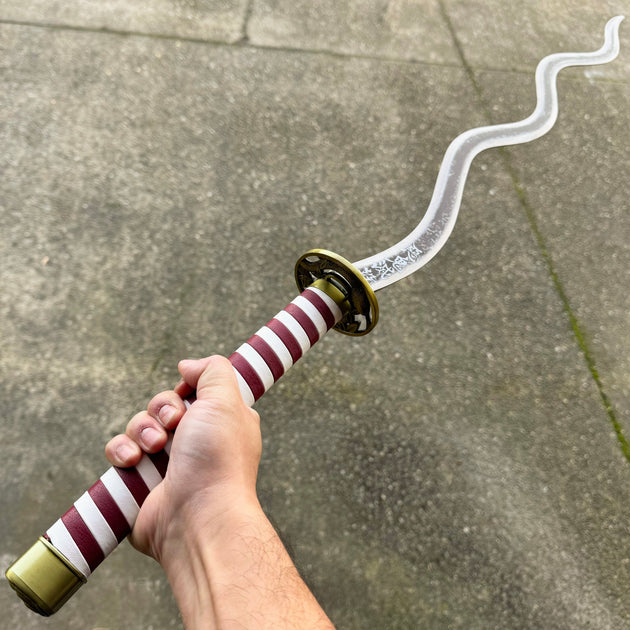 DEMON SLAYER - OBANAI IGURO SERPENT NICHIRIN BLADE - METAL | BLADE ADDICT