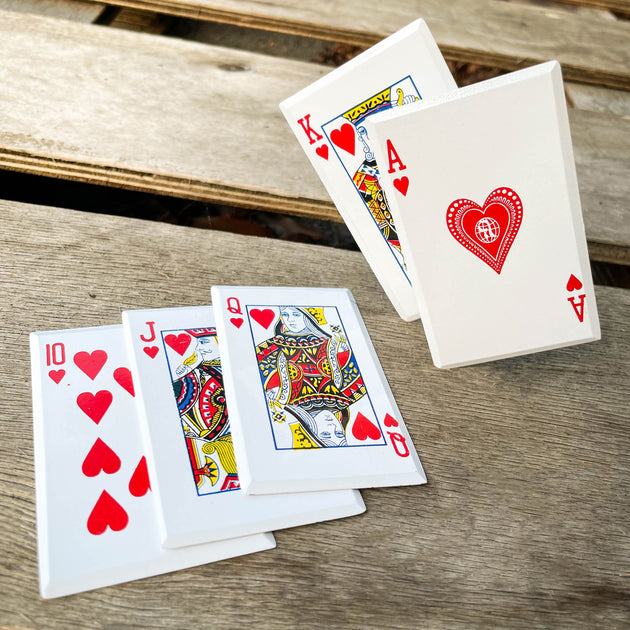 Royal Flush Throwing Cards | BLADE ADDICT