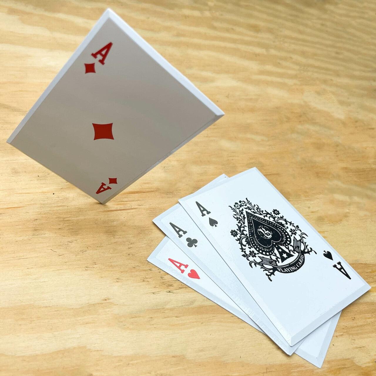 4PC Aces Throwing Cards | BLADE ADDICT