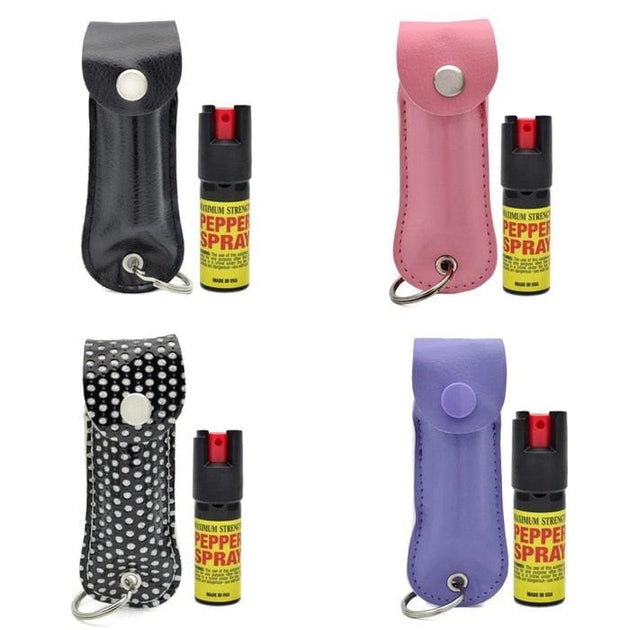 Self Defense Pepper Spray - 1/2 oz Compact Size Maximum Strength Polic ...