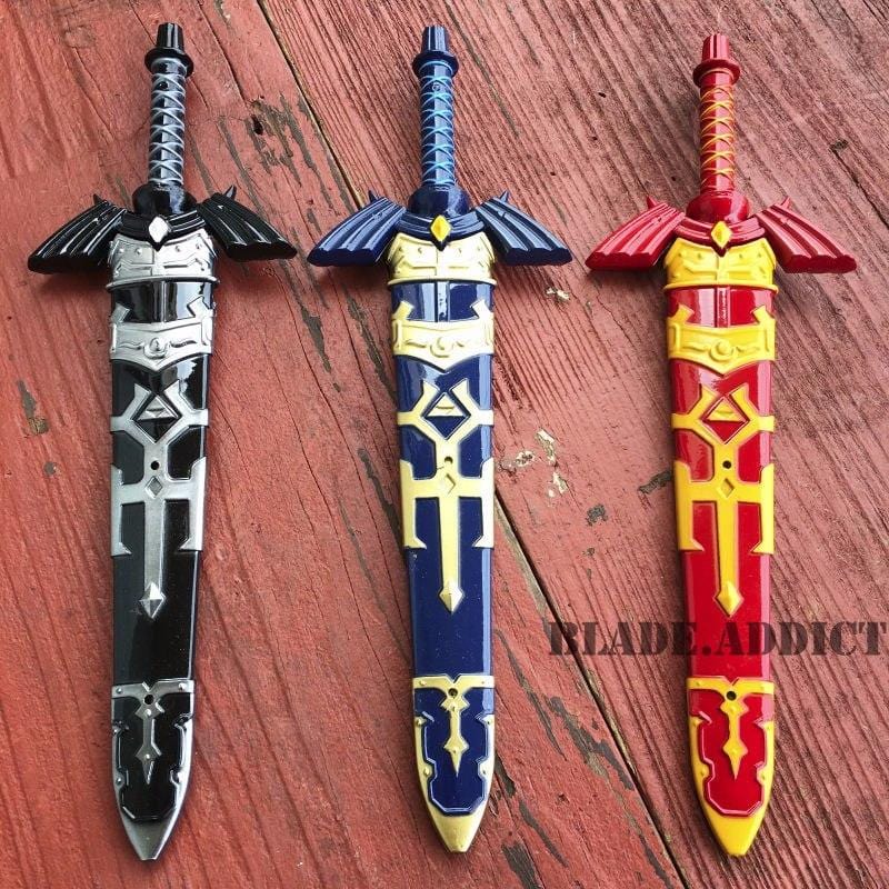 Legend of Zelda Hylian Hyrule Ocarina of Time Master Sword Short Dagge ...