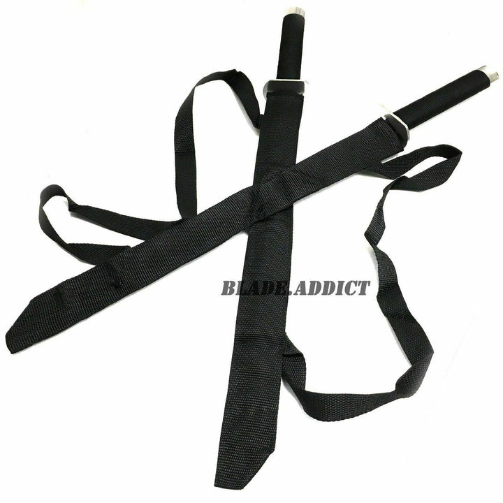 2 PC Large Dual 26" Ninja Samurai Twin Tanto Blade Sword Set | BLADE ADDICT